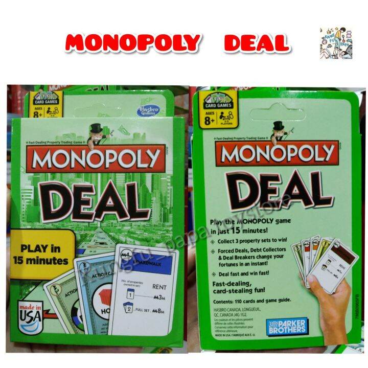 monopoly deal card game | Lazada.co.th
