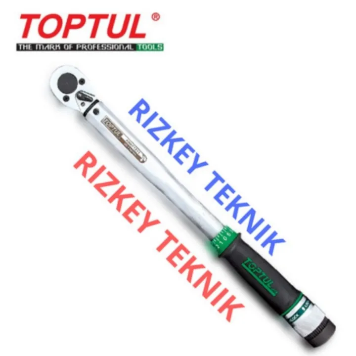 1/4" DR Kunci Moment / Torque Wrench TOPTUL ANAF0803 ( 6 - 30Nm ...