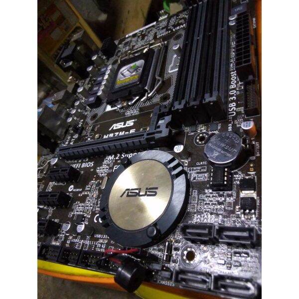 เมนบอร์ด Asus H97M-E socket 1150 support cpu i3-i5-i7 gen4-5 มีฝาหลัง | Lazada.co.th