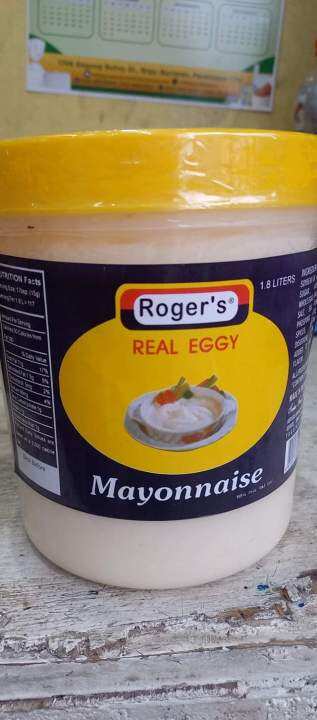 ROGER'S REAL EGGY MAYONNAISE 1.8 liters | Lazada PH