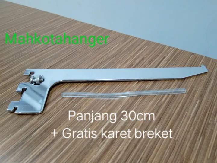 Bracket Kaca 30cm | Ambalan kaca | Daun breket kaca 30cm display ...