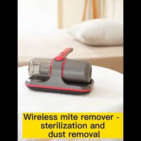 [3 Year Warranty] 30KPa Cordless Dust Mite Vacuum Cleaner 1500mAh Bed ...