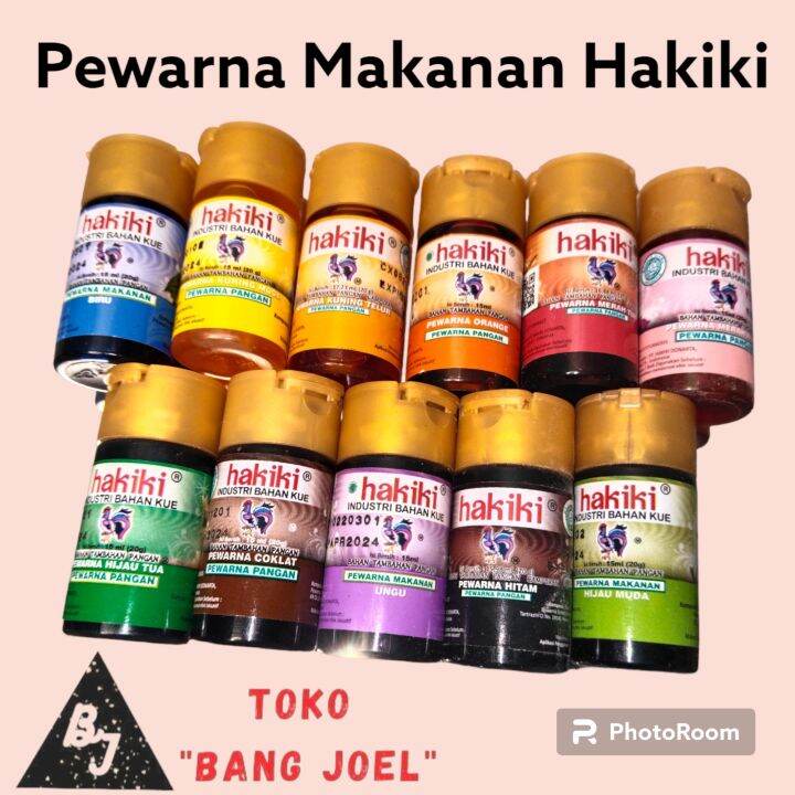 Pewarna Makanan Hakiki 20Gram / Food Colour Halal / Hakiki Pewarna ...