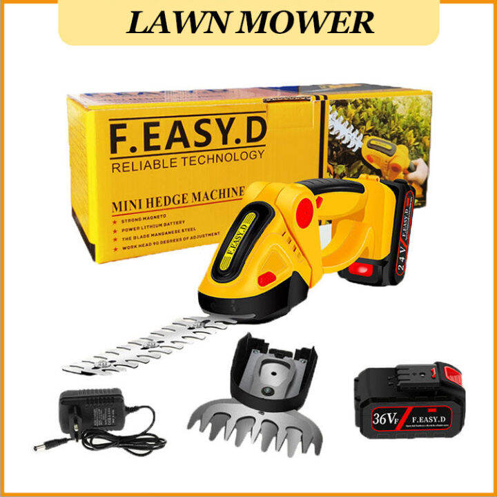 Lawn mower Pruning grass clippers Fence clippers Rechargeable trimmer ...