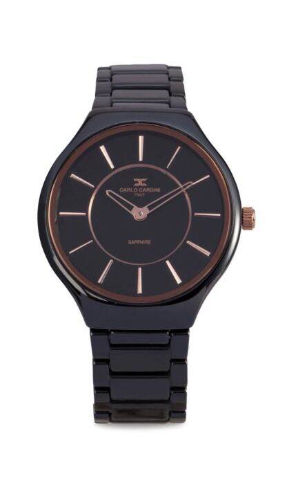 Carlo Cardini Watch 502GC-BLK-4 | Lazada