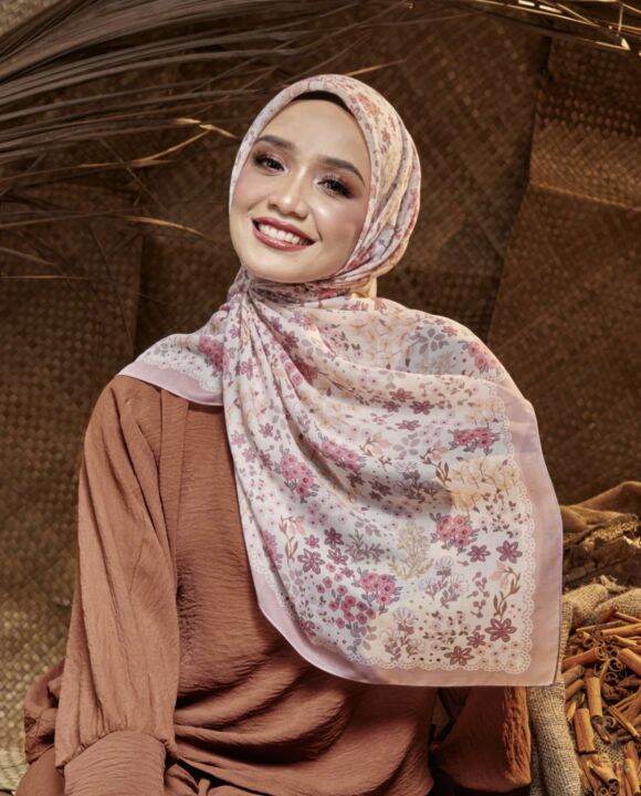 [ORIGINAL] TUDUNG RUFFLE REMPAH RATUS COLLECTION BAWAL COTTON VOILE ...