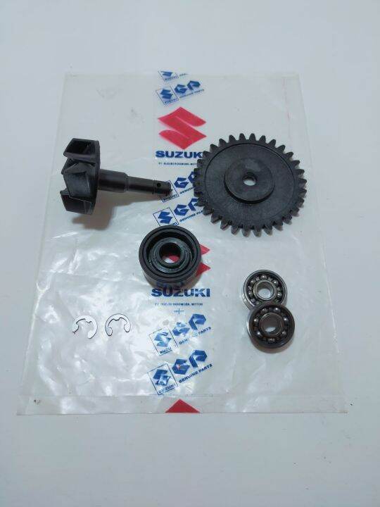 Kipas As Shaft Set Seal dan Bearing Waterpump Pompa Air Radiator GSX ...