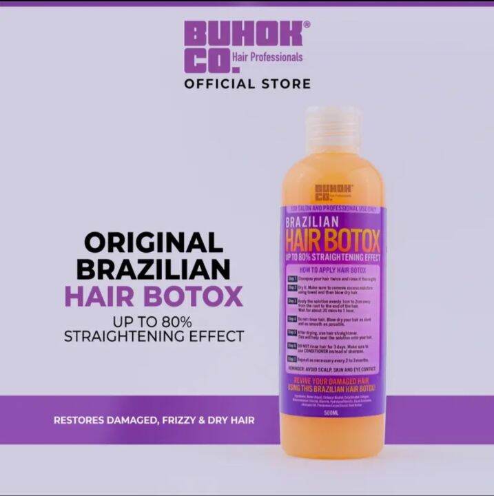 ORIGINAL BRAZILIAN HAIR BOTOX TREATMENT UP TO 80% STRAIGHTENING EFFECT ...