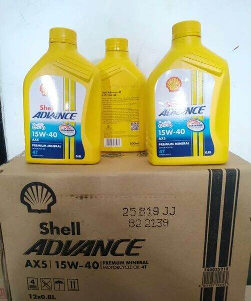 oli shell advance ax5 0.8L | Lazada Indonesia
