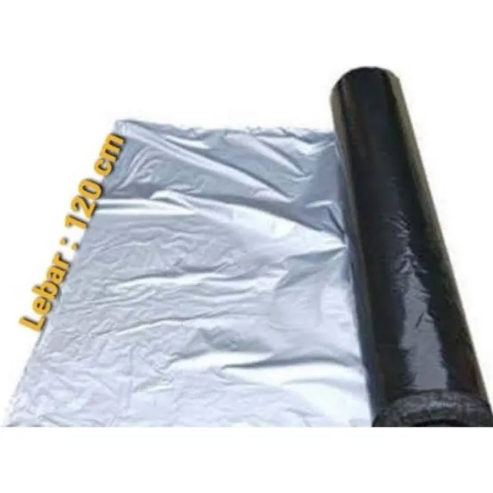 Plastik ROLL HITAM SILVER JUMBO | Plastik MULSA Tanaman Pupuk Sinar ...