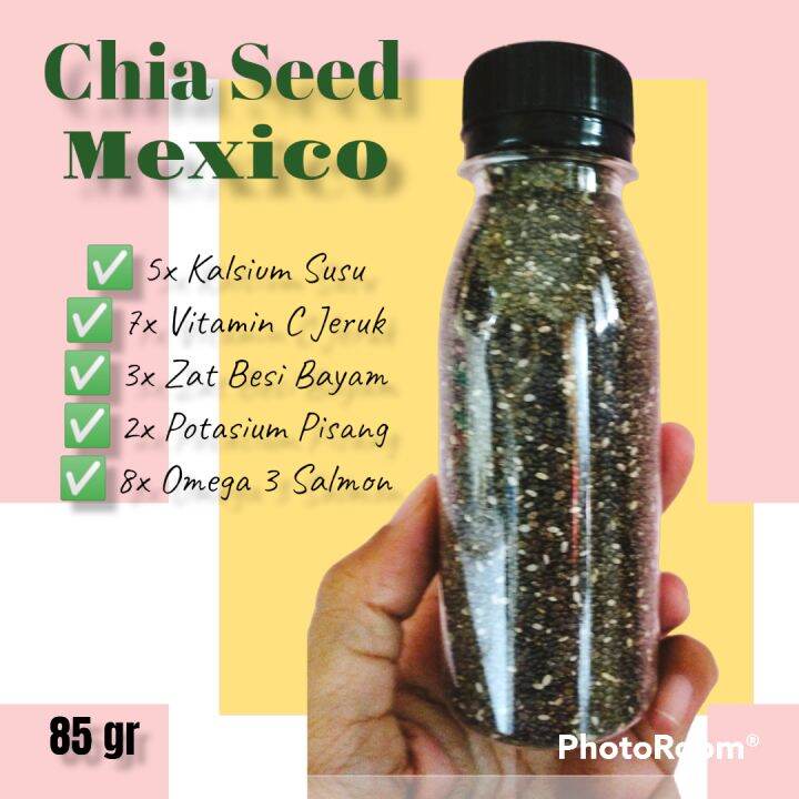 Chia Seed Organic Kemasan Botol Praktis dan Anti Bocor | Lazada Indonesia