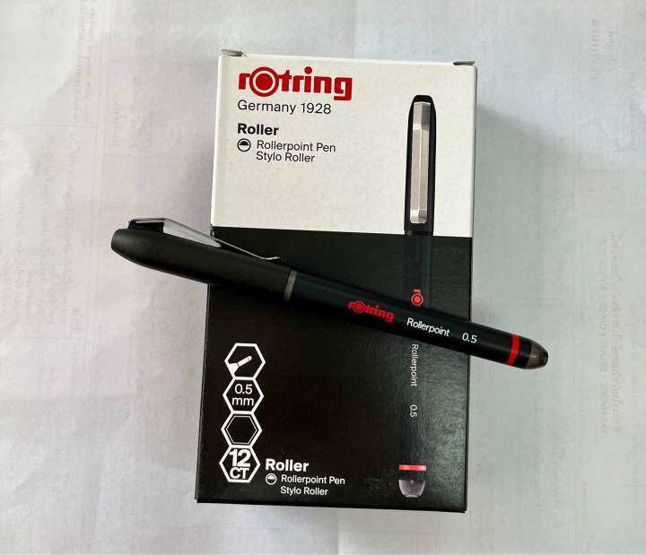 Rotring rollerpoint pen 0.5mm หมึกสีดำ 1 ด้าม | Lazada.co.th