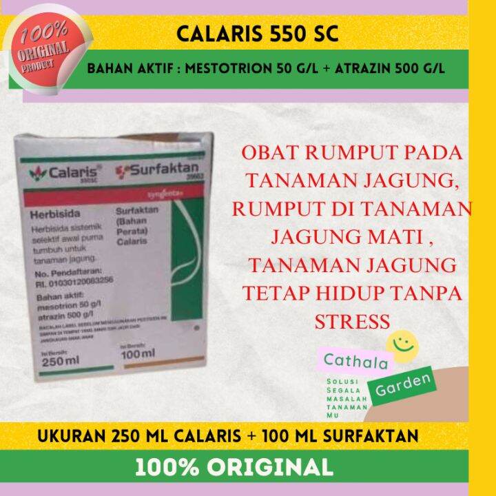 CALARIS 550 SC KEMASAN 250 ML | HERBISIDA SELEKTIF UNTUK TANAMAN JAGUNG ...