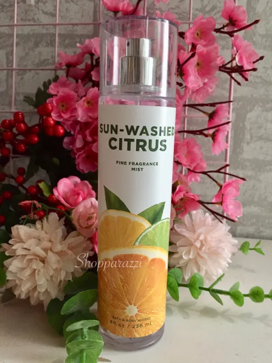 Bath and Body Works Sun-Washed Citrus Fragrance Mist 236ml (1 pc ...
