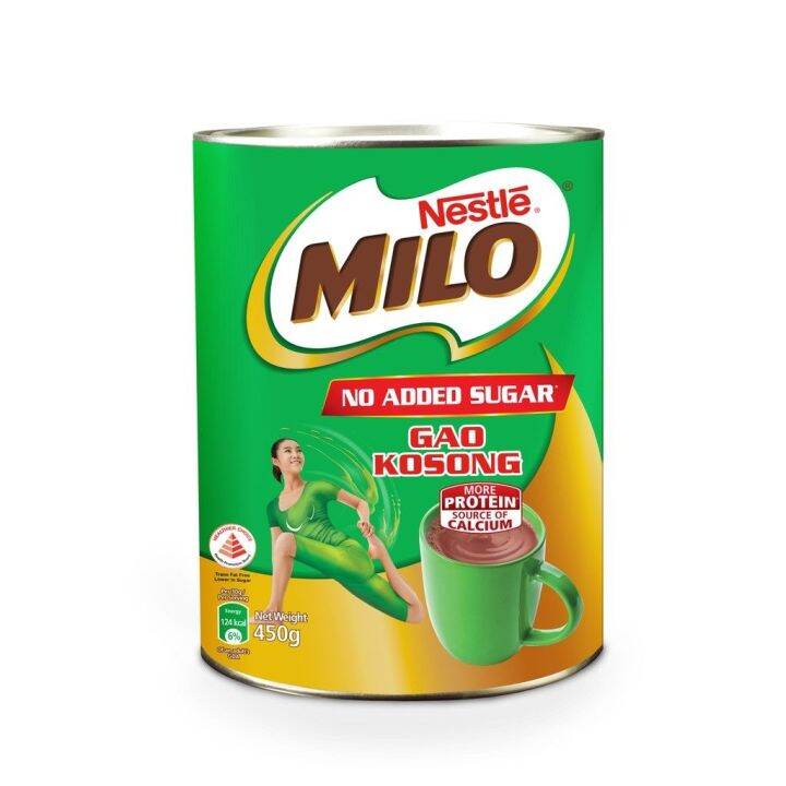 MILO GAO KOSONG (Zero Added Table Sugar) 450g | Lazada