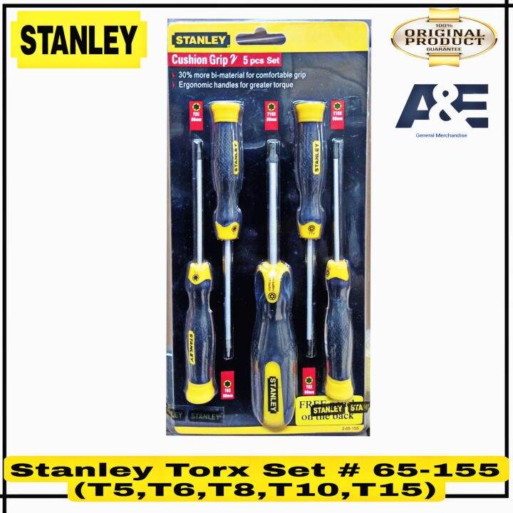 Stanley Torx Set T5 - T15 # 65-155 | Lazada PH