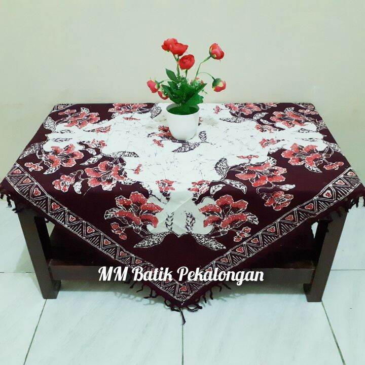 Taplak Meja Tamu Batik Remekan Ronce Batik Cap | Lazada Indonesia