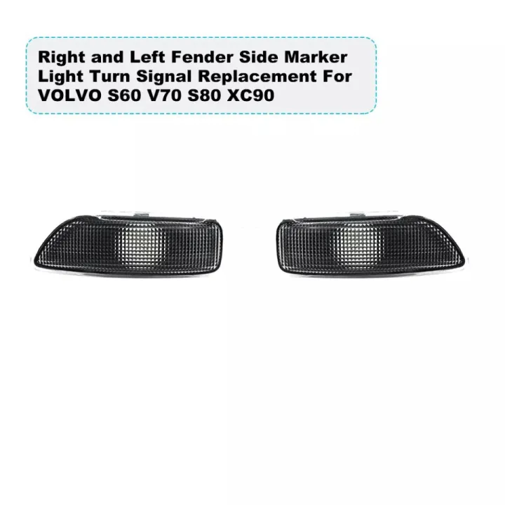 AK100 Right and Left Fender Side Marker Light Turn Signal Replacement ...