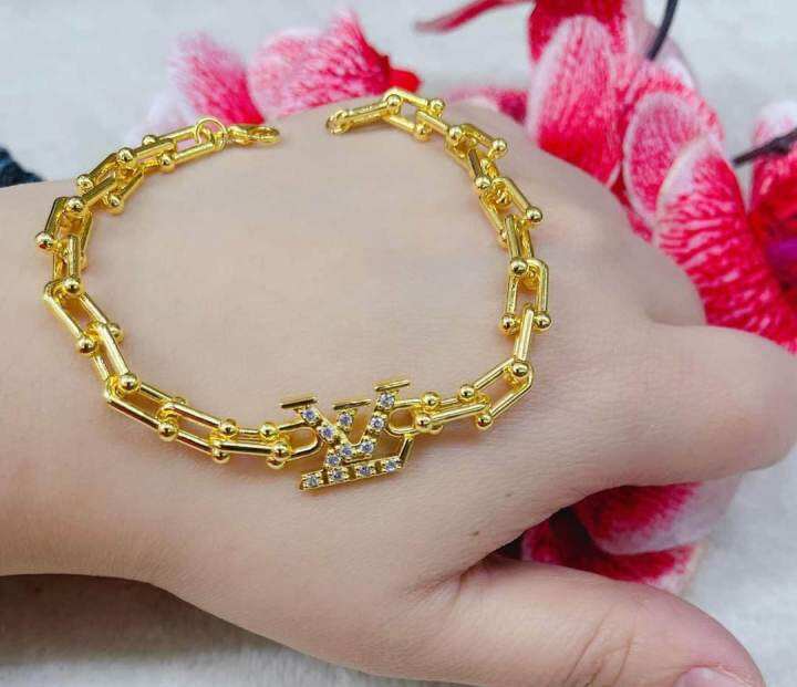 14k gold hardware bracelet for women | Lazada PH