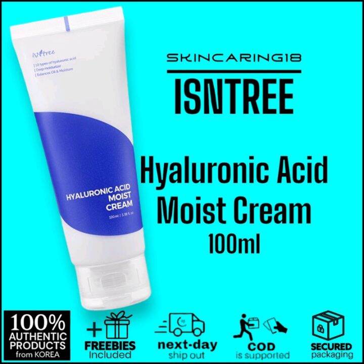 ISNTREE Hyaluronic Acid Moist Cream 100ml by SkinCaring18 | Lazada PH