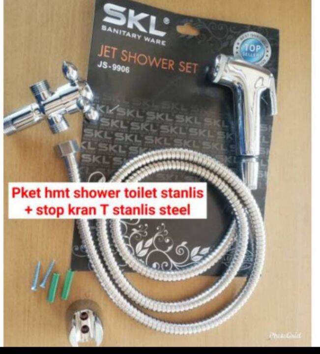 Paket Hemat Shower Toilet Stainless + stop Kran closed 1/2 inc sus 304 ...