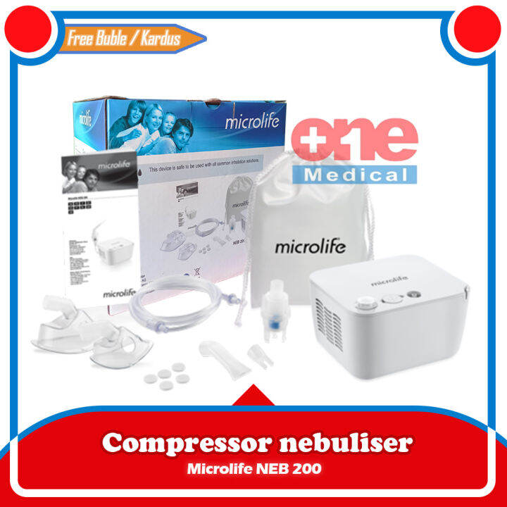 Microlife - Nebulizer Compressor NEB 200 | Alat Terapi Uap Pernafasan ...