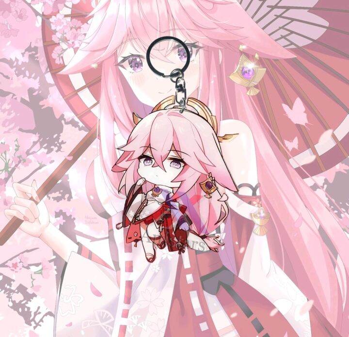gantungan kunci yae mico / gantungan kunci anime / gantungan kunci ...