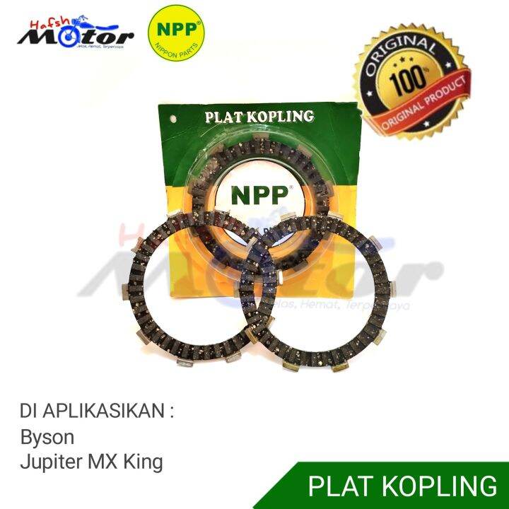 Plat Pelat kampas kopling kupling Byson Jupiter MX King Original NPP ...