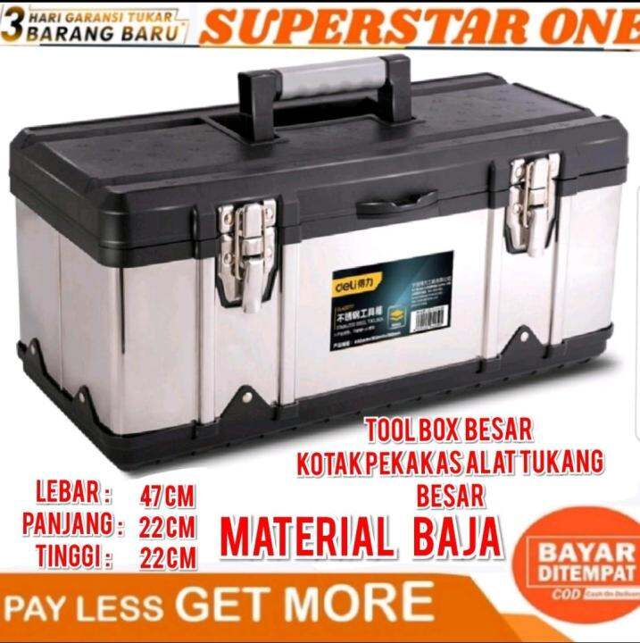kotak pekakas alat tukang tool box besar toolbox deli besar | Lazada ...