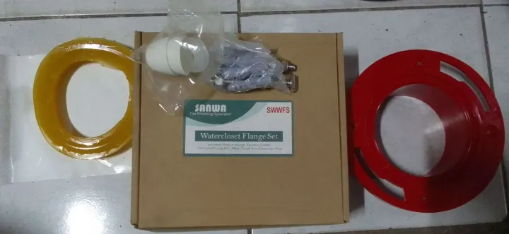 SANWA GOMA PANGILALIM NG INIDORO WATER CLOSET FLANGE SET SWWFS JAPAN ...