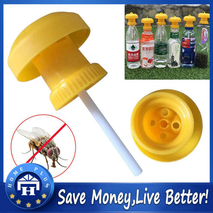 【Local delivery】 1pc Fruit Fly Trap Killer Plastic Yellow Drosophila ...