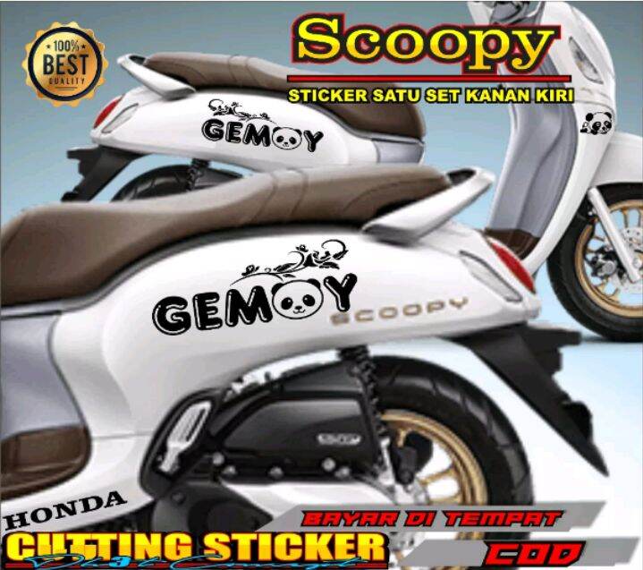 STICKER SCOOPY GEMOY CUTTING STICKER STRIPING ALL SCOOPY | Lazada Indonesia