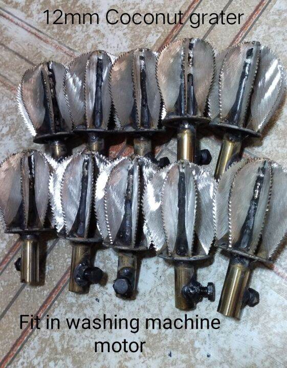 12mm Coconut Grater Blade Stainless fit in washing machine motor ...