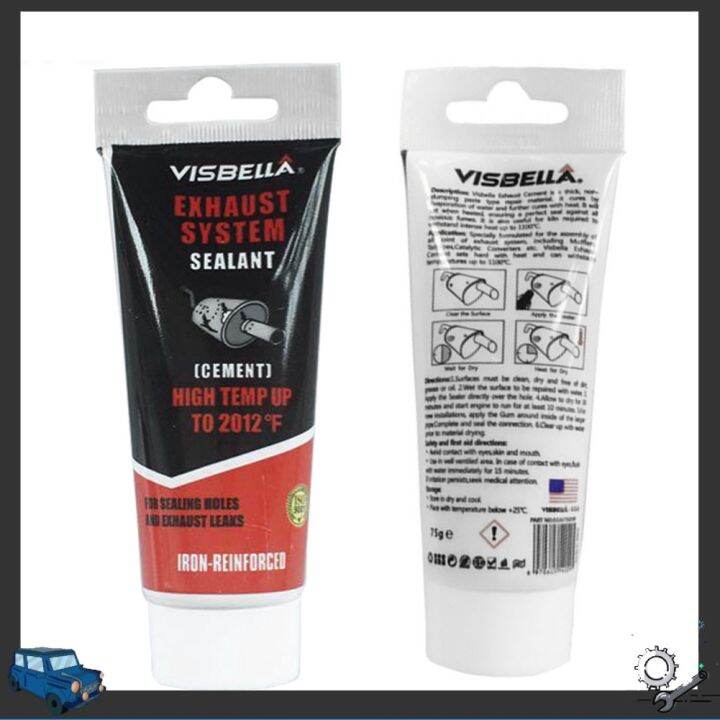 VISBELLA กาวซีเมนต์อุดรอยรั่ว ท่อระบบไอเสีย ซีลอุดรอยรั่วระบบท่อไอเสีย เฮดเดอร์รั่ว ทนร้อนสูง ...