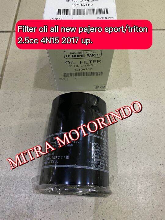 Oil filter filter oli pajero sport triton 2.5cc 1230A182 | Lazada Indonesia