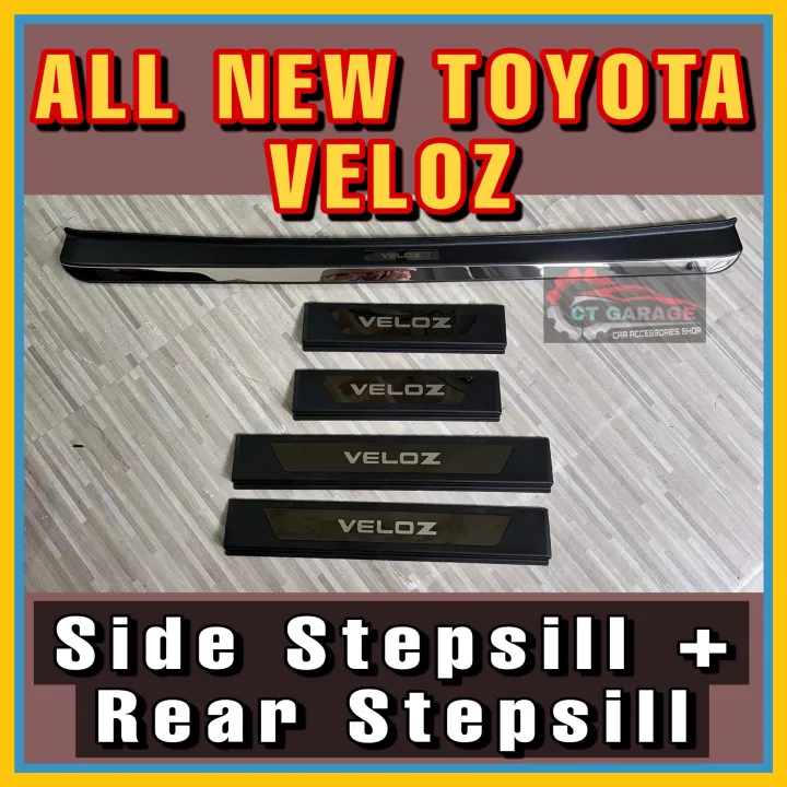 TOYOTA VELOZ SIDE STEPSILL and REAR STEPSILL (package deal) | Lazada PH
