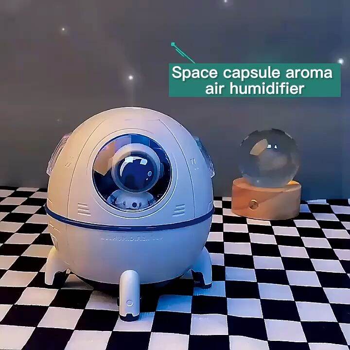 【COD/Original】Space Capsule Quiet Air Humidifier USB Ultrasonic ...