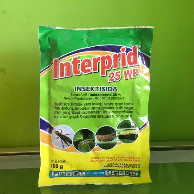 Insektisida Interprid 25wp 100 gram Insektisida Racun Kontak | Lazada ...