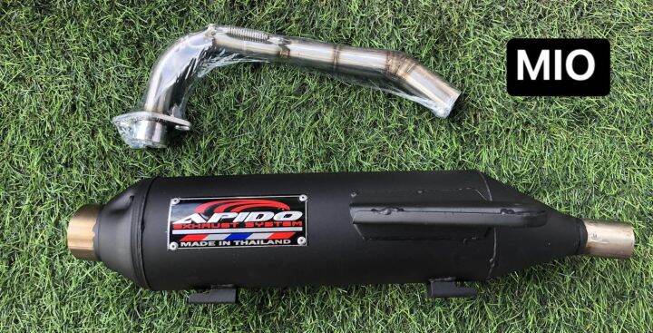 APIDO PIPE V4 STAINLESS TIP 👉 YAMAHA MIO SPORTY / MIO FINO / MIO SOUL ...