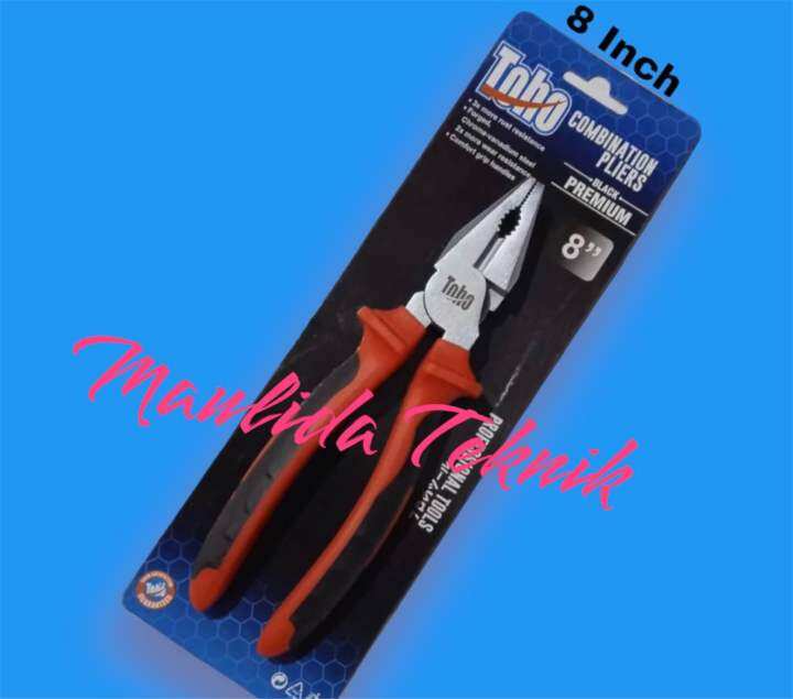 PREMIUM Tang kombinasi 8 inch toho / Tang 8 inch black premium Isolator ...