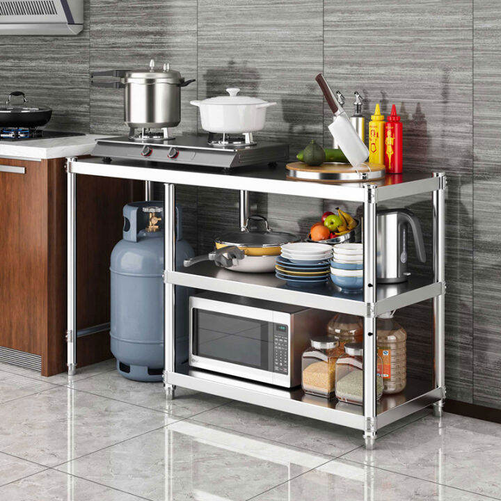 Three-Layer Kitchen Stainless Steel Gas Stove Liquefied Petroleum Gas ...