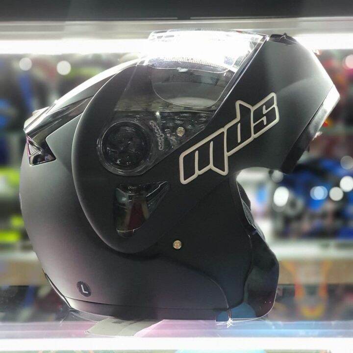 HELM MDS MODULAR BLAK DOFF/MDS PRORIDER BLAK DOFF DUAL FUNGSI | Lazada ...