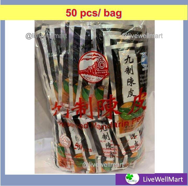 kulit limau/ Perserved Mandarin Peel 九制陈皮 50 pcs | Lazada