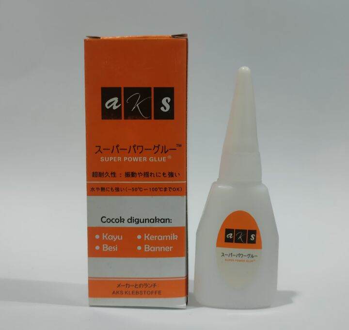 Lem super glue merk AKS | Lazada Indonesia