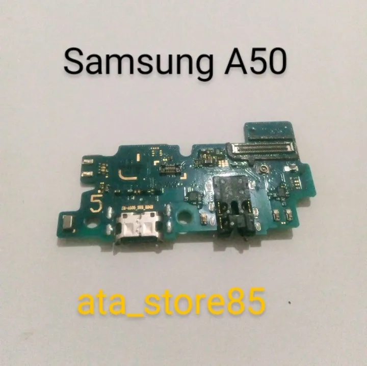 Papan Charger Samsung A50 PCB UI+Mic Connector Charger Board Konektor Cas Flexible Flexibel ...