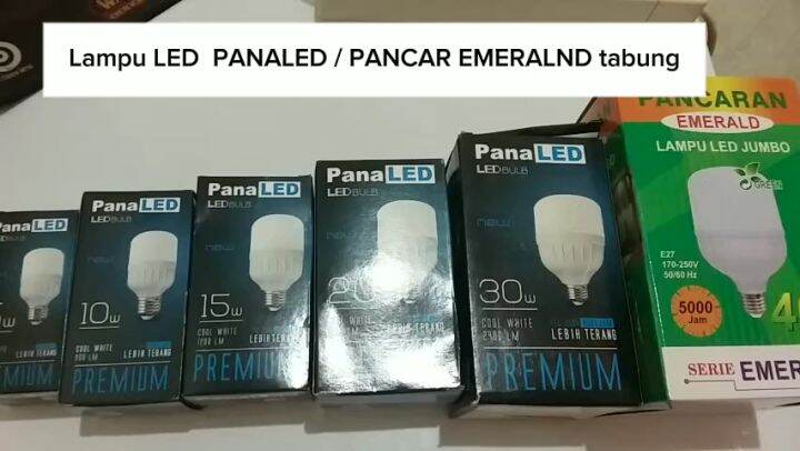 Lampu LED Panaled Pancaran Emerald Tabung 5W 10W 15W 20W 30W 40W Long ...