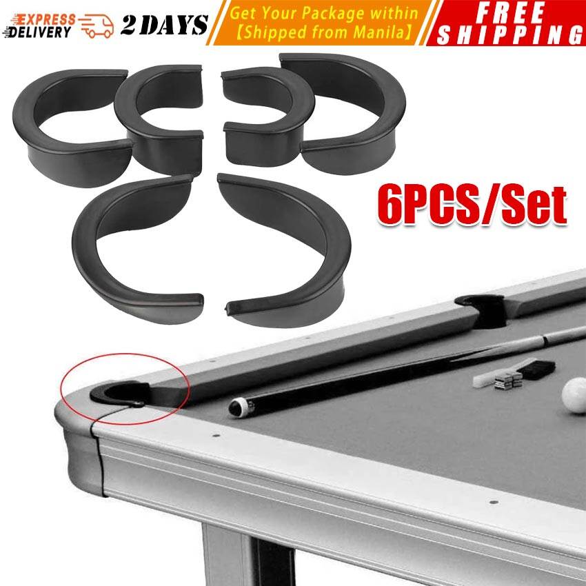 6pcs Standard Adult Pool Table Pocket Liners Billiard Table Plastic ...