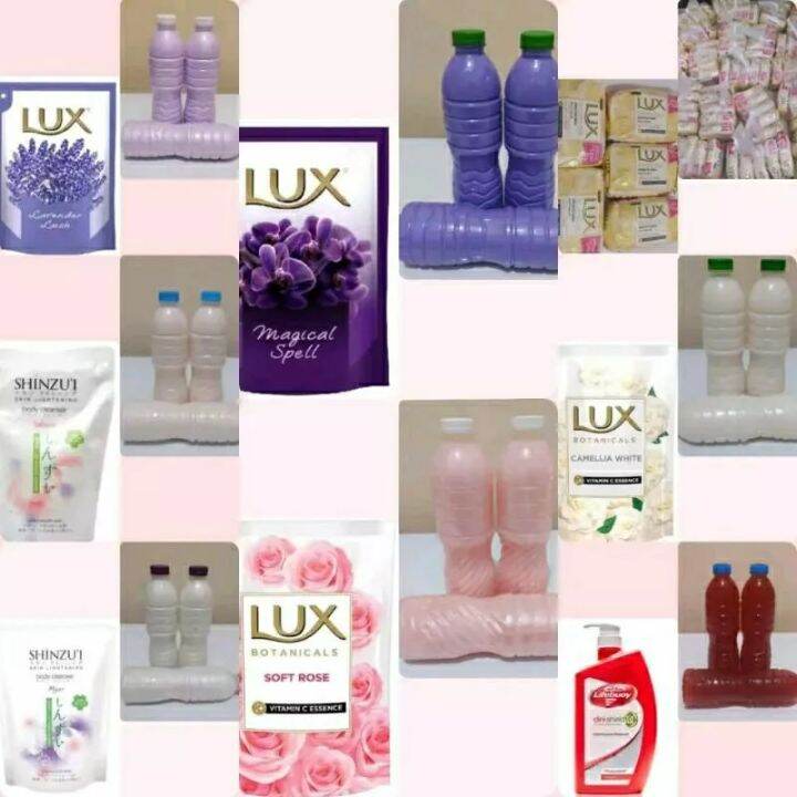 Paket Random Sabun Lux,Lifebouy,Shinzui DLL Kemasan Botol 1Liter ...