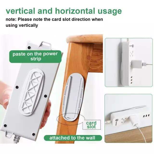 Holder Colokan Stop Kontak Gantungan Remote Ac Dinding Holder Socket ...