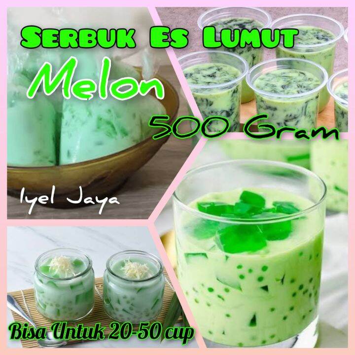 Serbuk Minuman es melon viral 500 gram Bubuk Powder drink melon ...